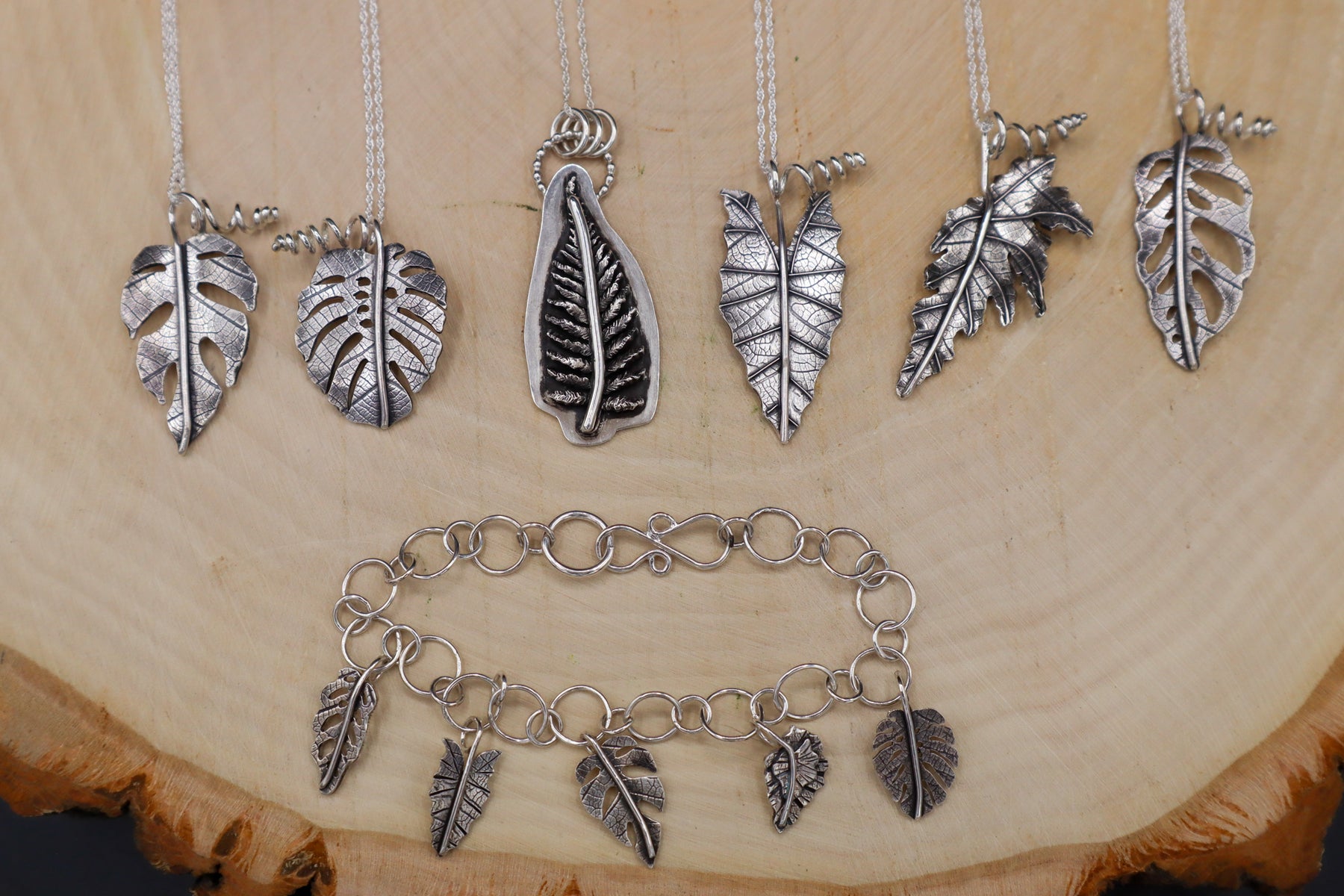 How I Make Leaves - Making Leaf Jewelry | Striped Cat Metalworks