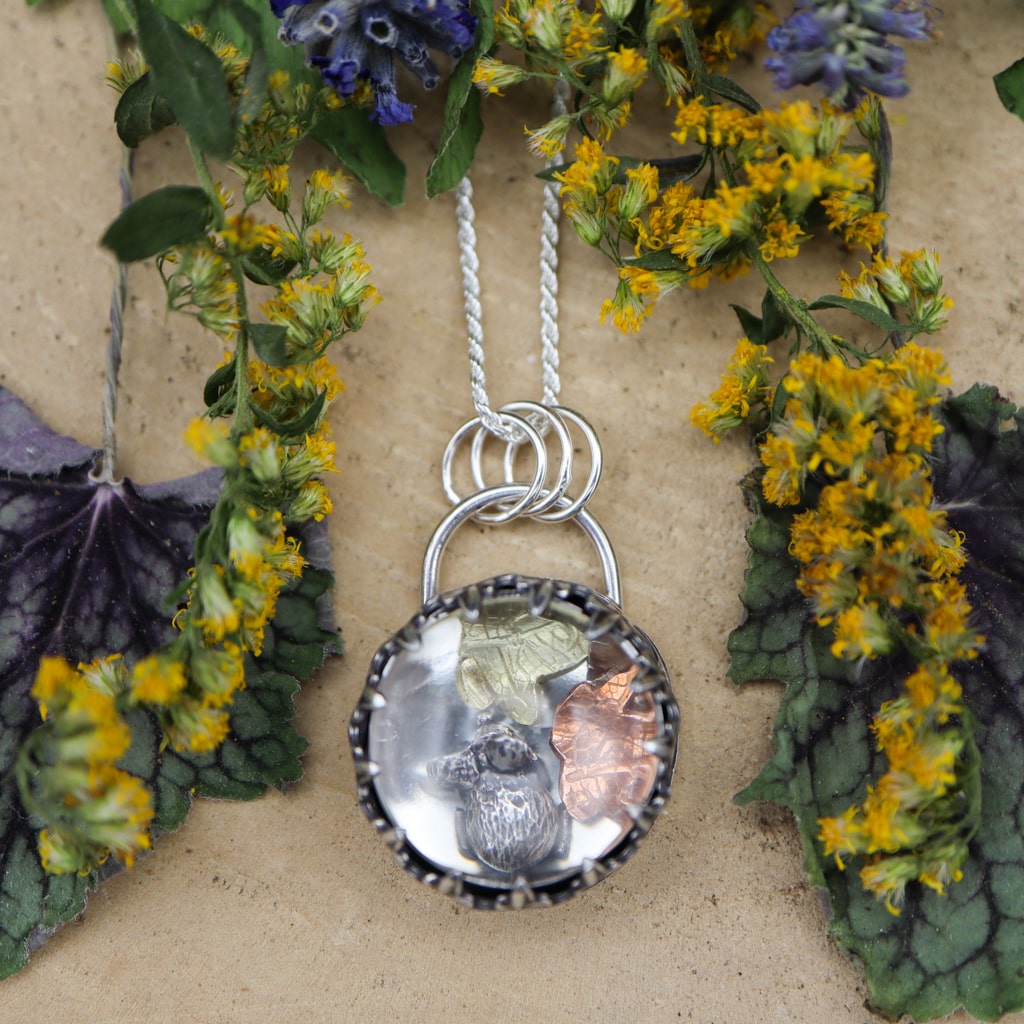 Foraging Mouse Necklace